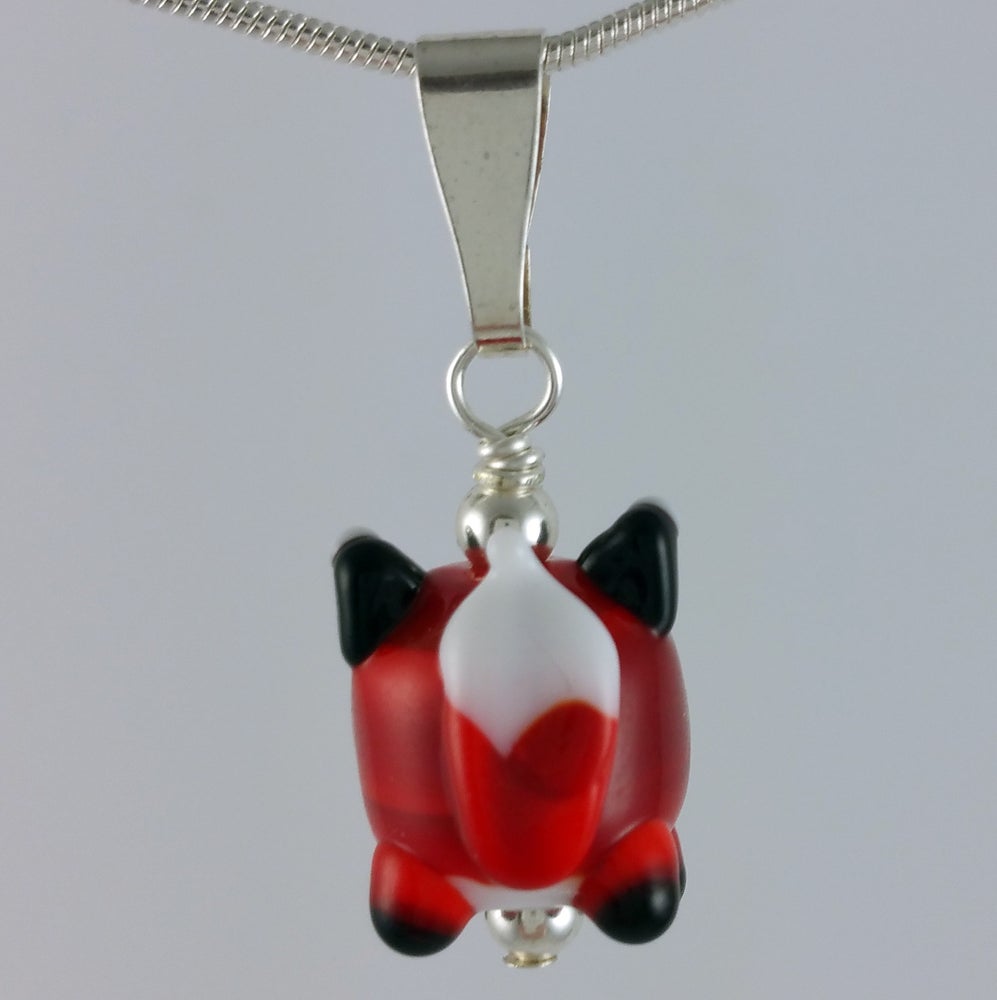 Verity Fox Hand Sculpted Glass Pendant – Bling Squared Cute Glass